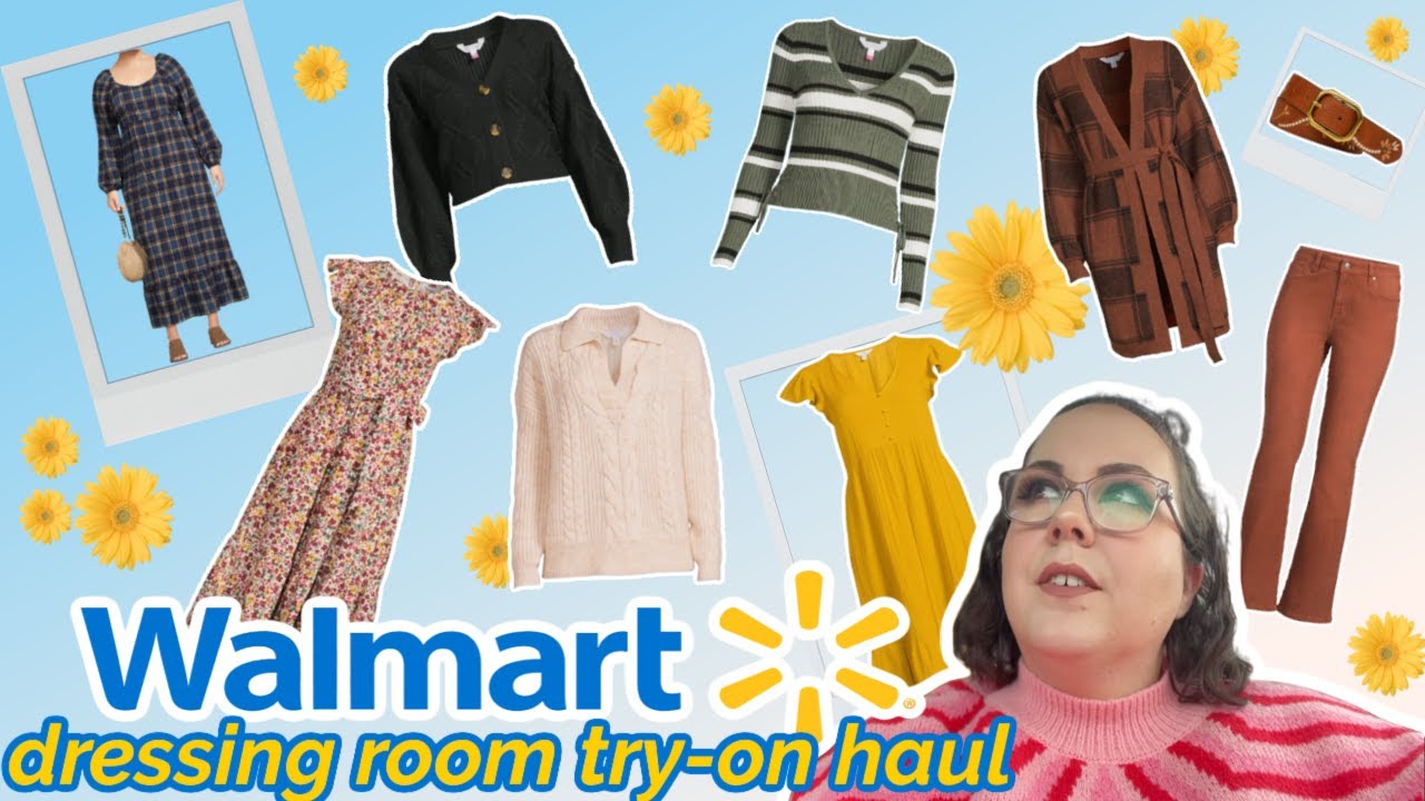 WALMART INSIDE THE DRESSING ROOM TRY-ON HAUL | 2022 PLUS SIZE FALL HAUL ...