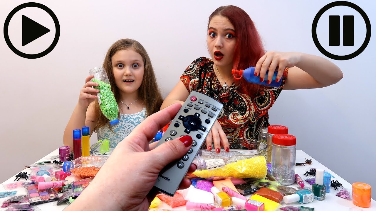 PAUSE SLIME CHALLENGE - YouTube