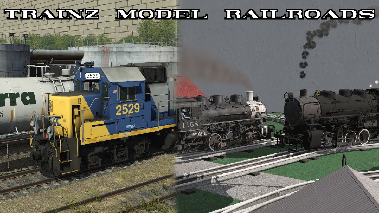 Trainz Model Railroads - YouTube