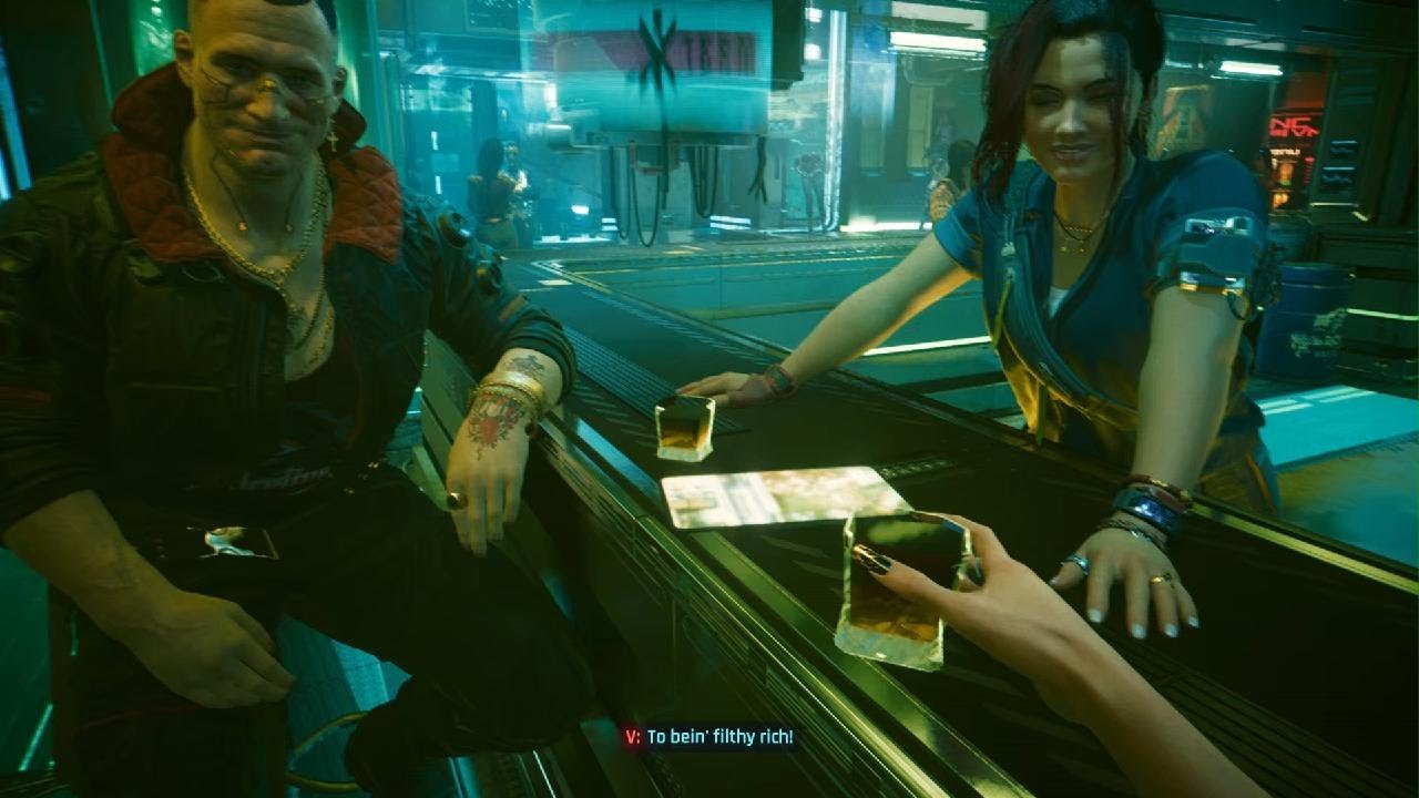 Celebration drink Cyberpunk 2077 - YouTube