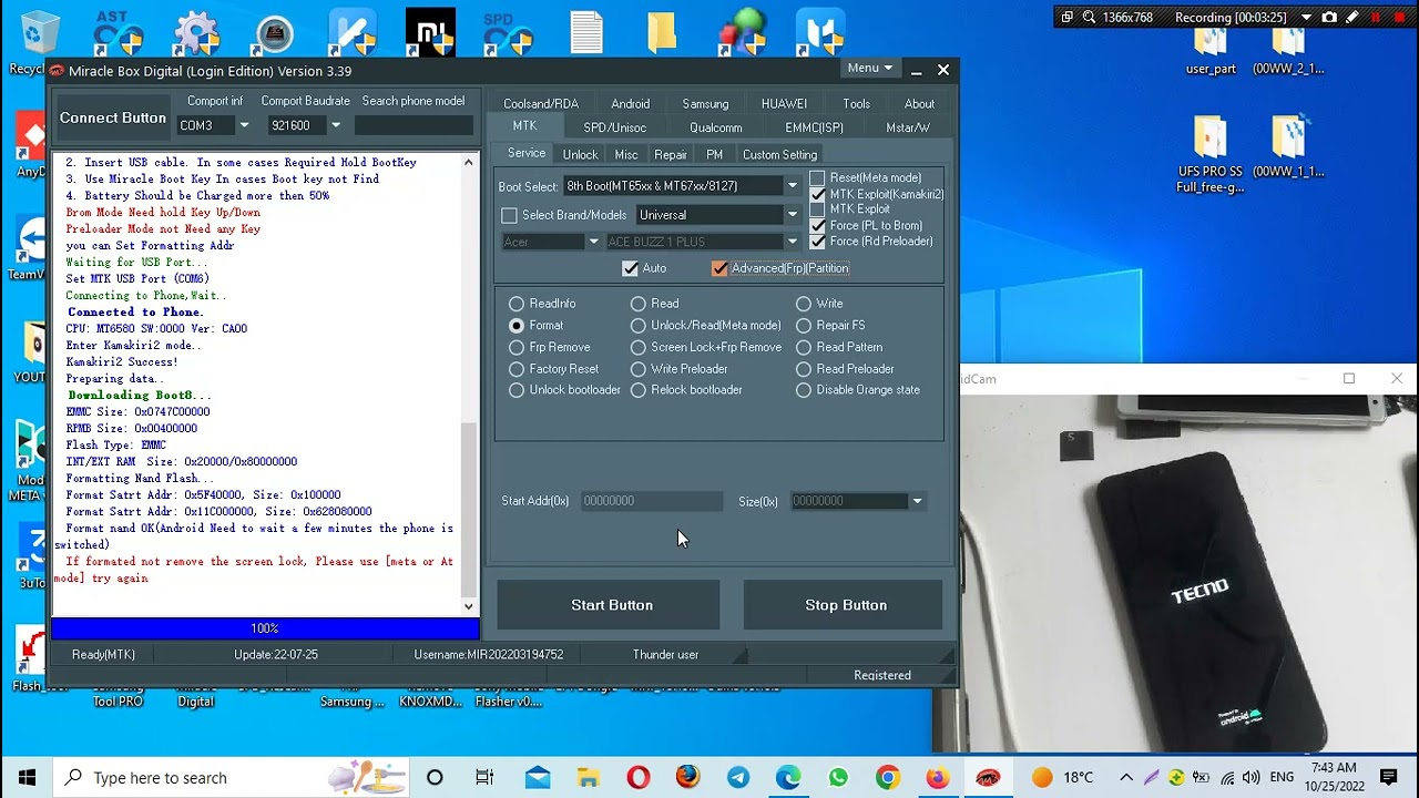 TECHNO POP 5P BD3 FACTORY RESET FRP BYPASS BY MIRACLE DIGITAL - YouTube