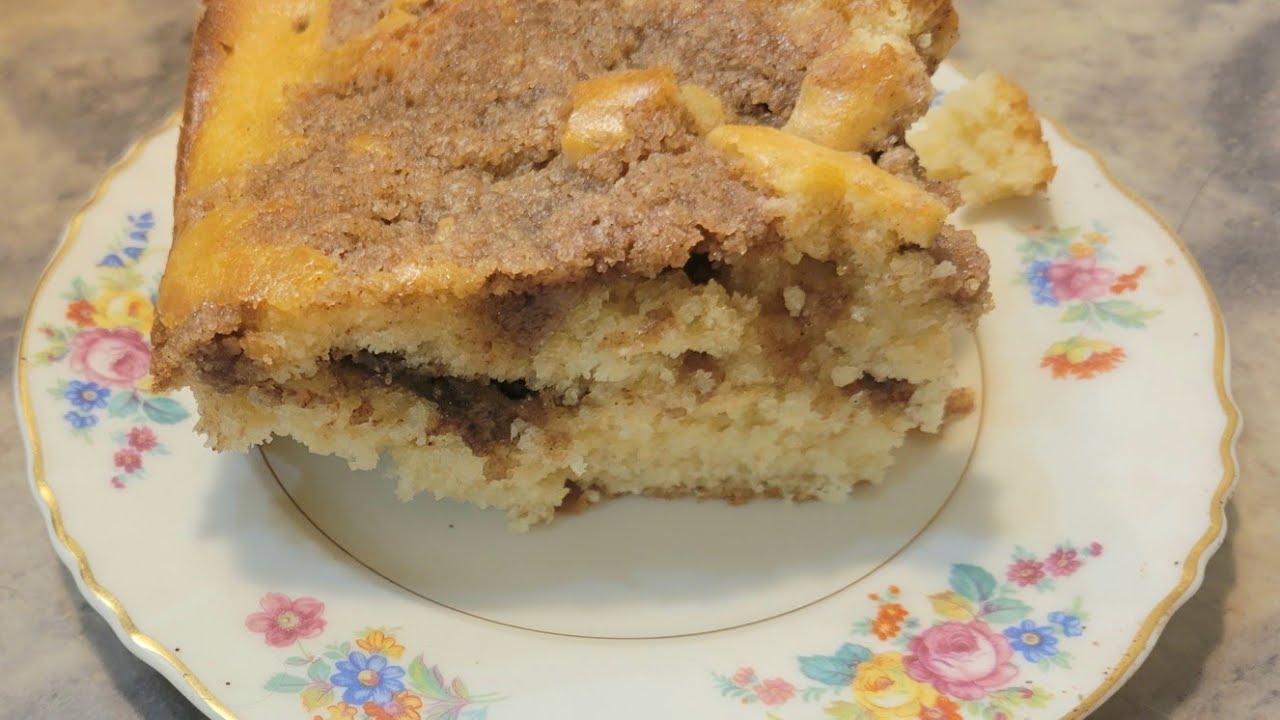 Cinnamon Streusel Coffee Cake - YouTube