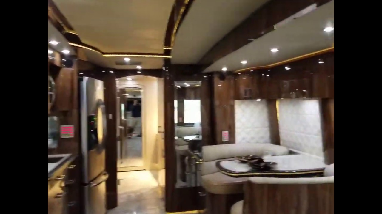 Prevost inside slide. - YouTube