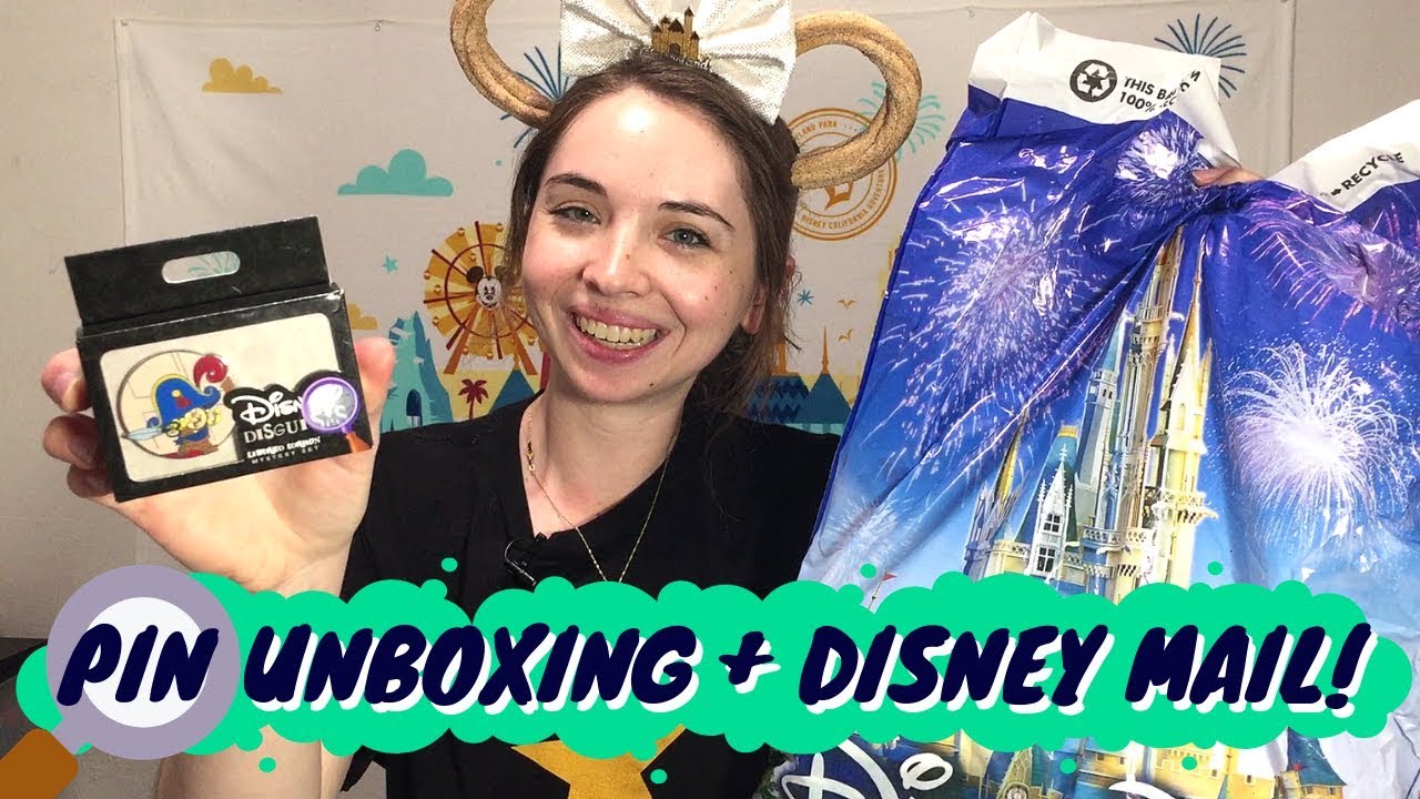 Unboxing DISNEY DISGUISES Mystery Pins + Disney Merch & Pin Mail! - YouTube