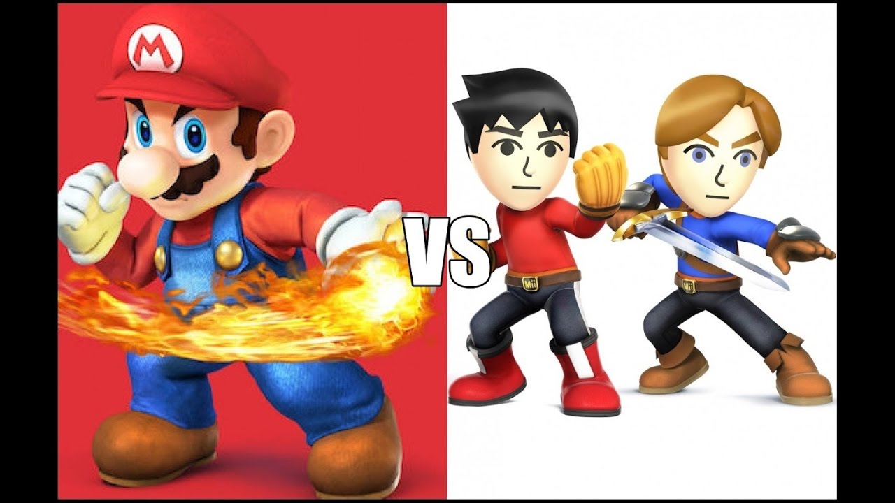 Super Smash Bros. for Wii U - Online Battles 75 (Mario VS Mii Fighters ...