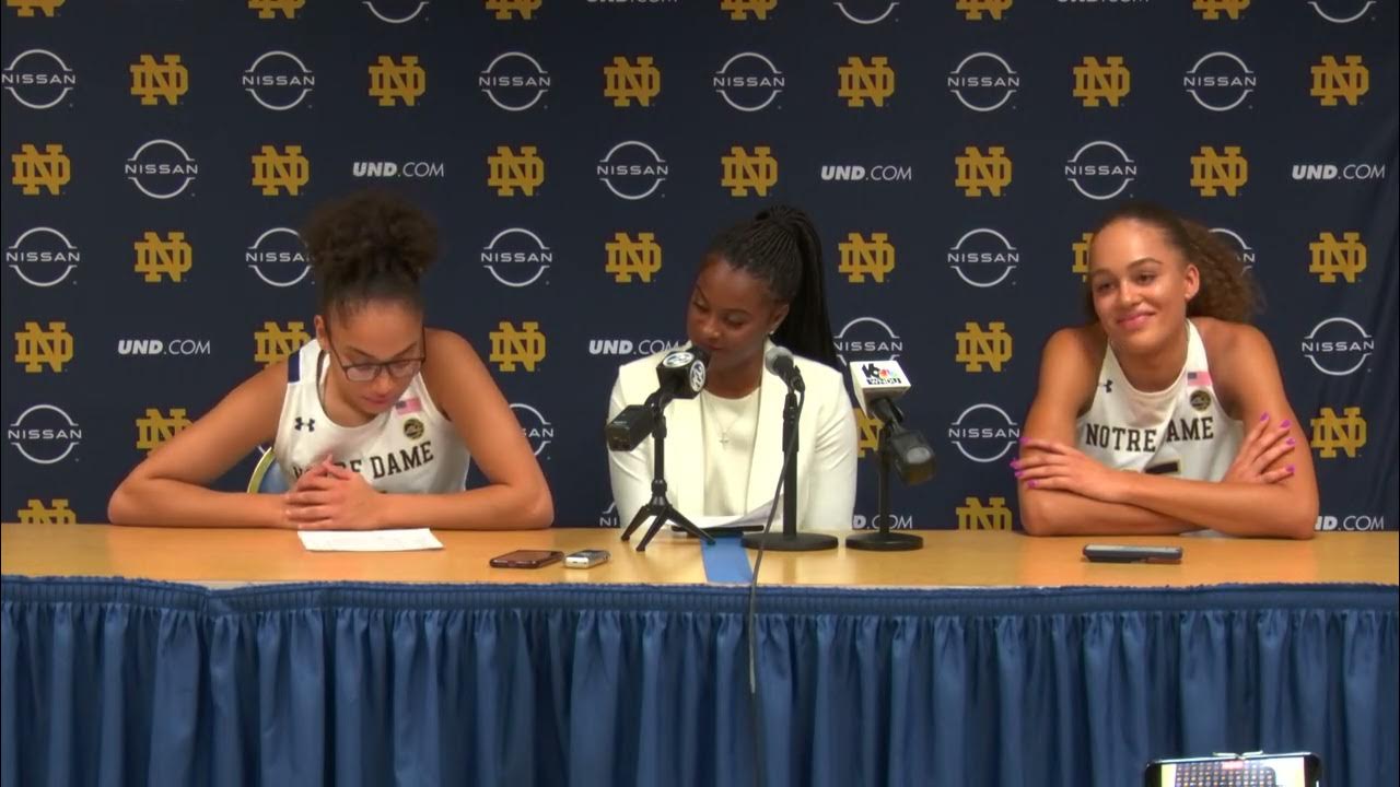 Niele Ivey Postgame Presser vs. Merrimack | December 10, 2022 | Notre ...