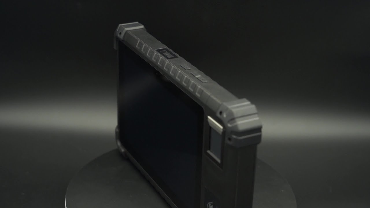biometric tablet pda RG80-i3 - YouTube