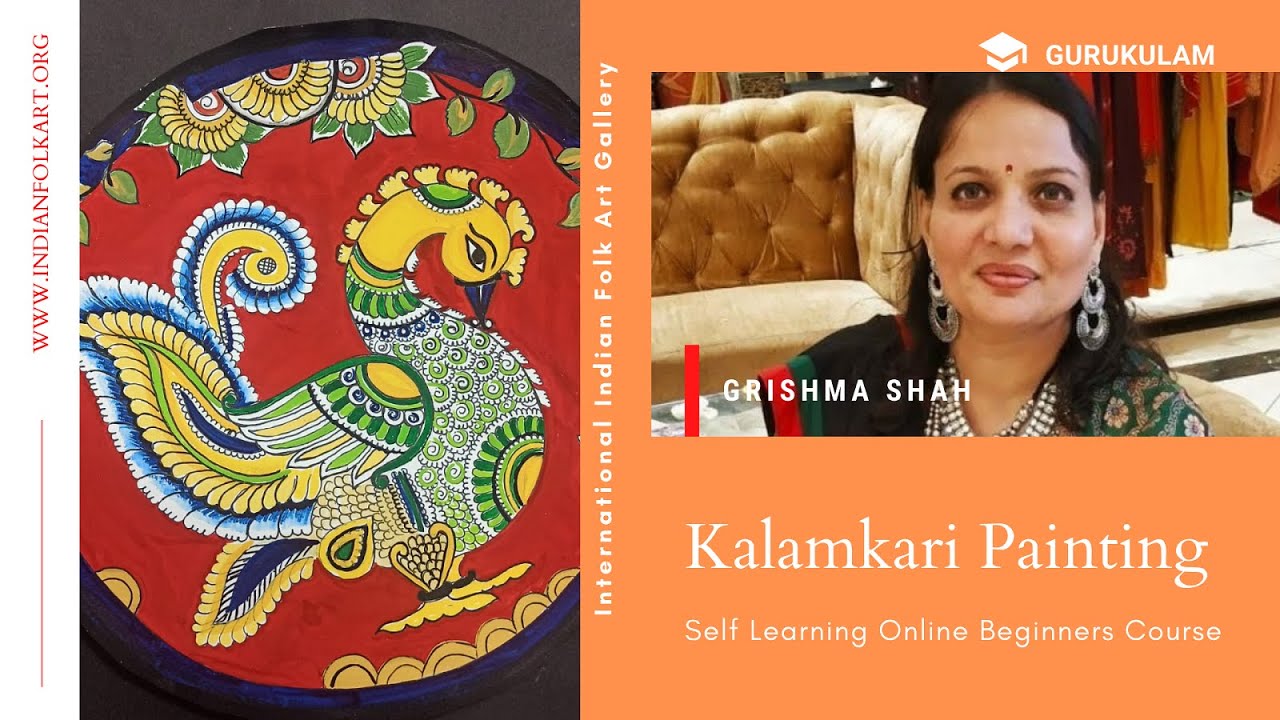 How To Learn Kalamkari Painting Online? FREE Tutorial, by Grishma Shah ...