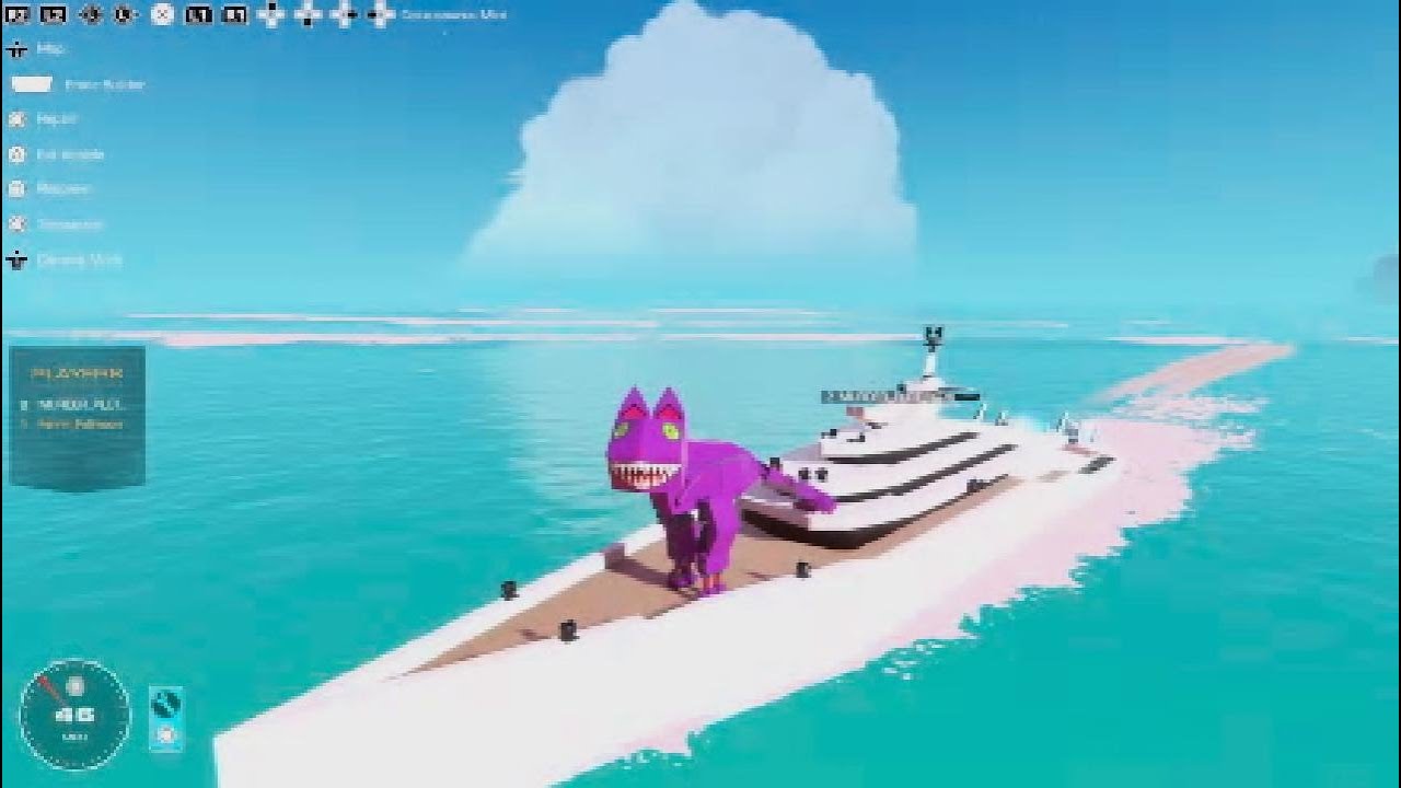 Cat-a-saurus Mini Goes Boating - YouTube