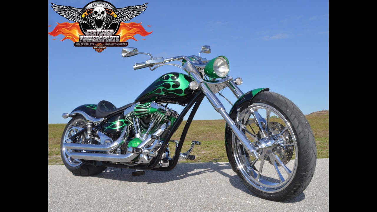 SOLD *** 2007 BIG DOG BULLDOG PRO STREET 300 SOFTAIL CHOPPER EFI - YouTube