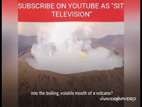 Dore uko bigenda iyo ikirunga gihuye nubukonje ...