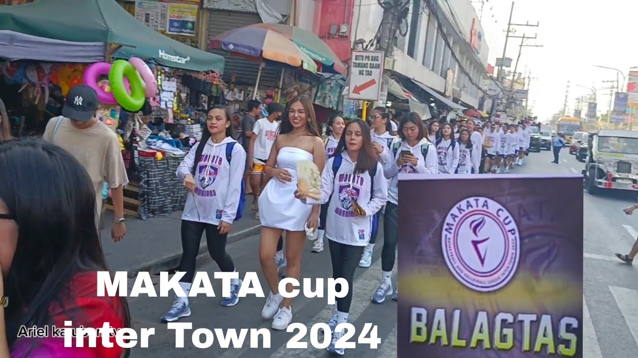 MAKATA cup inter Town Bulacan parade 2024 l Ariel ka uban tv - YouTube