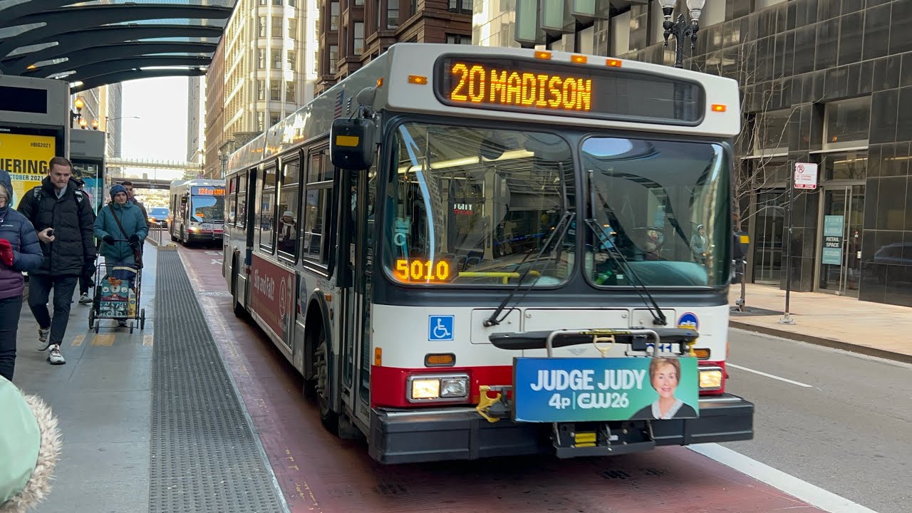 CTA Bus Ride On Route 20 Madison From Dearborn To Austin Terminal CTA ...