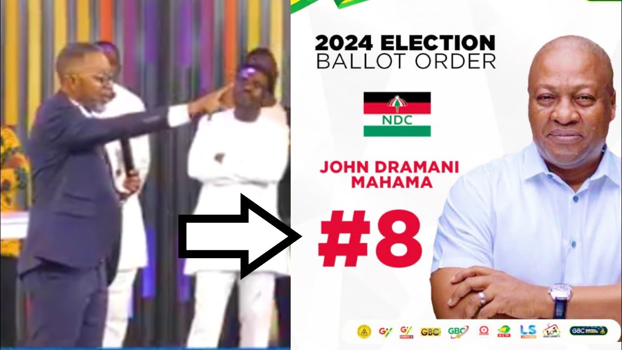 Breaking; B'cus I Was Born At 8PM That's Why MAHAMA Chosed Num 8 On The ...