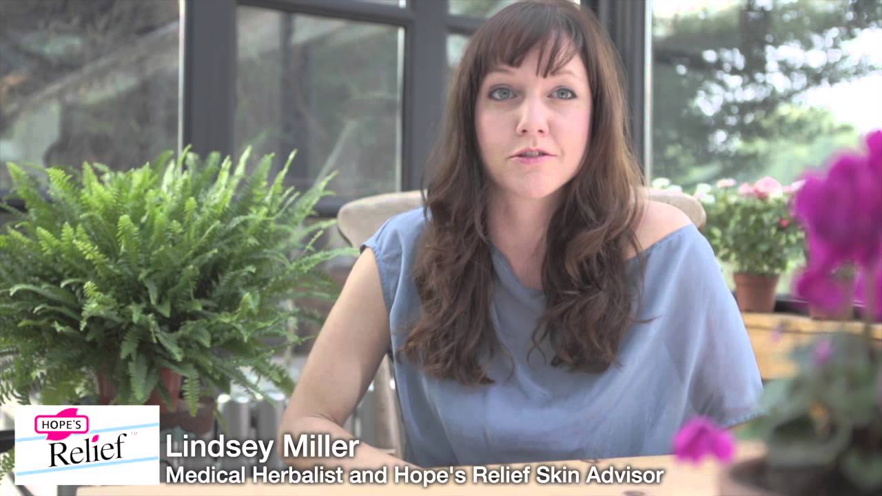Lindsey Miller, Medical Herbalist and Hope's Relief Skin Advisor - YouTube