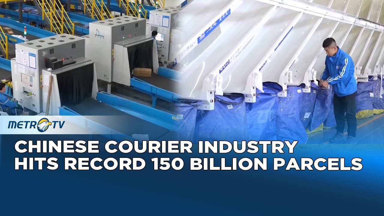 China's Courier Industry Processes 150 Billion Parcels in 2025 - YouTube