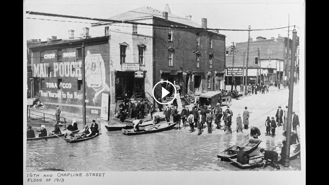 Dissecting Wheeling - 16th and Chapline Looking North 1913 Flood - YouTube