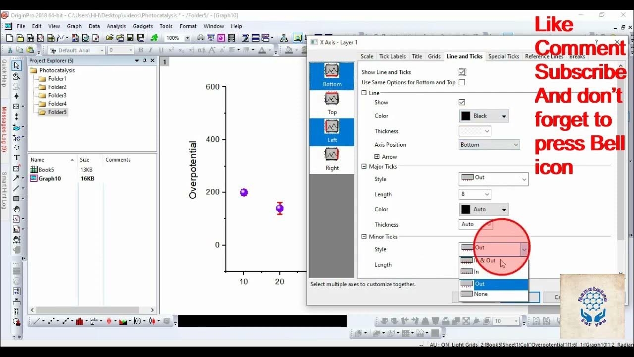 Add Error Bars to Graphs How to add error bars in Origin - YouTube