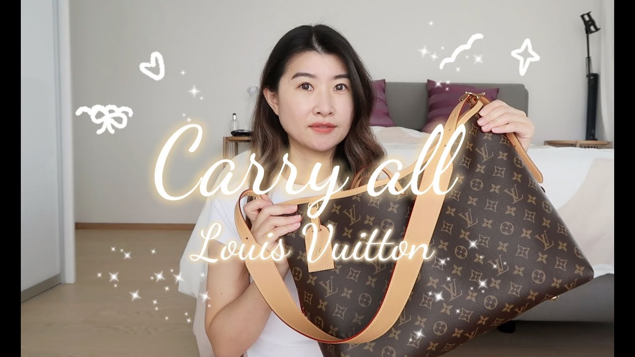 Unbox | LV Carry All 开箱和上身效果 - YouTube