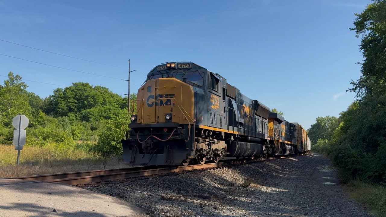 149-Car CSX Mixed Freight Train with Coiled Steel - YouTube