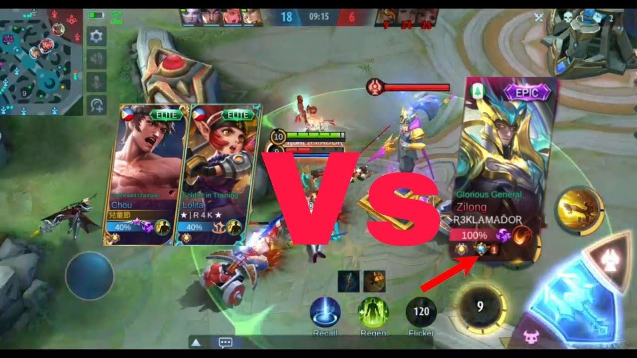 Collaboration with Karl Gaming and we faced a No.1 Zilong - YouTube