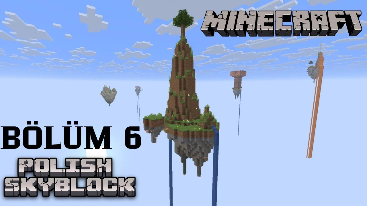 İSKELET BASKINI-MİNECRAFT: POLISH SKYBLOCK-BÖLÜM 6 - YouTube
