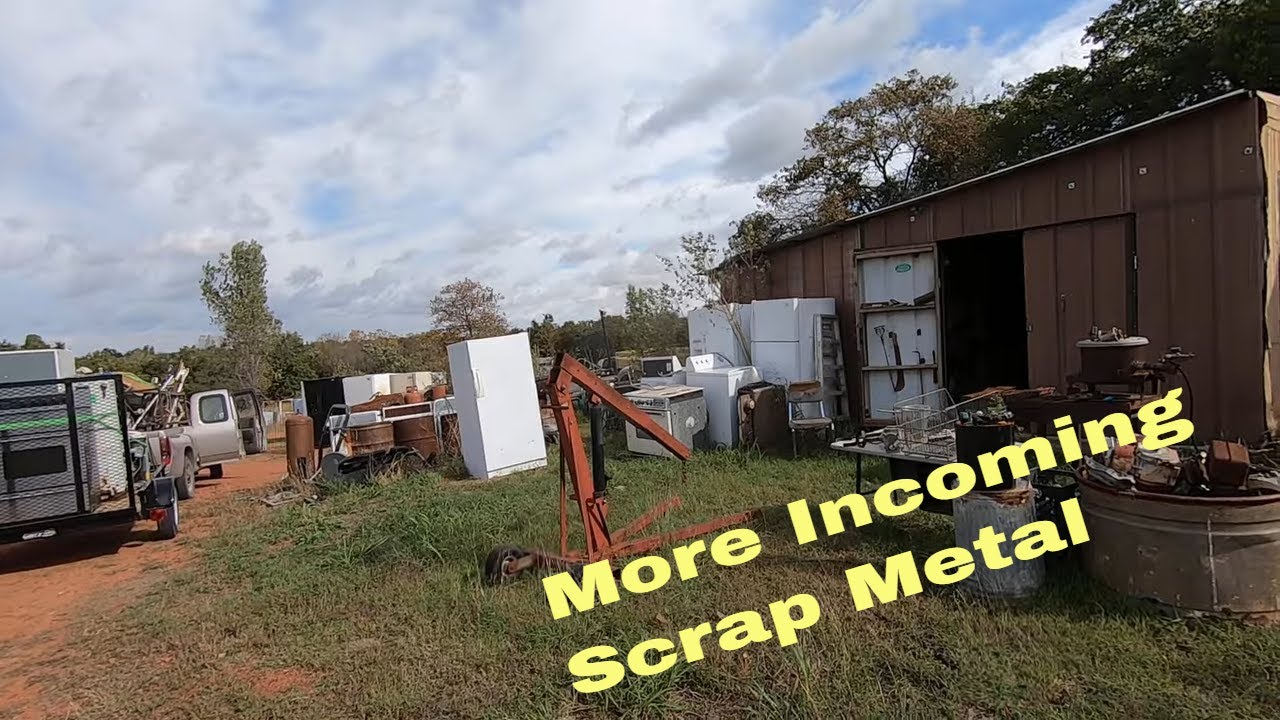 Saturdays Loads of Scrap Metal that I picked up - YouTube