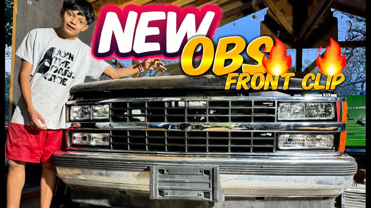 Installing the front grille&bumper on the obs - YouTube