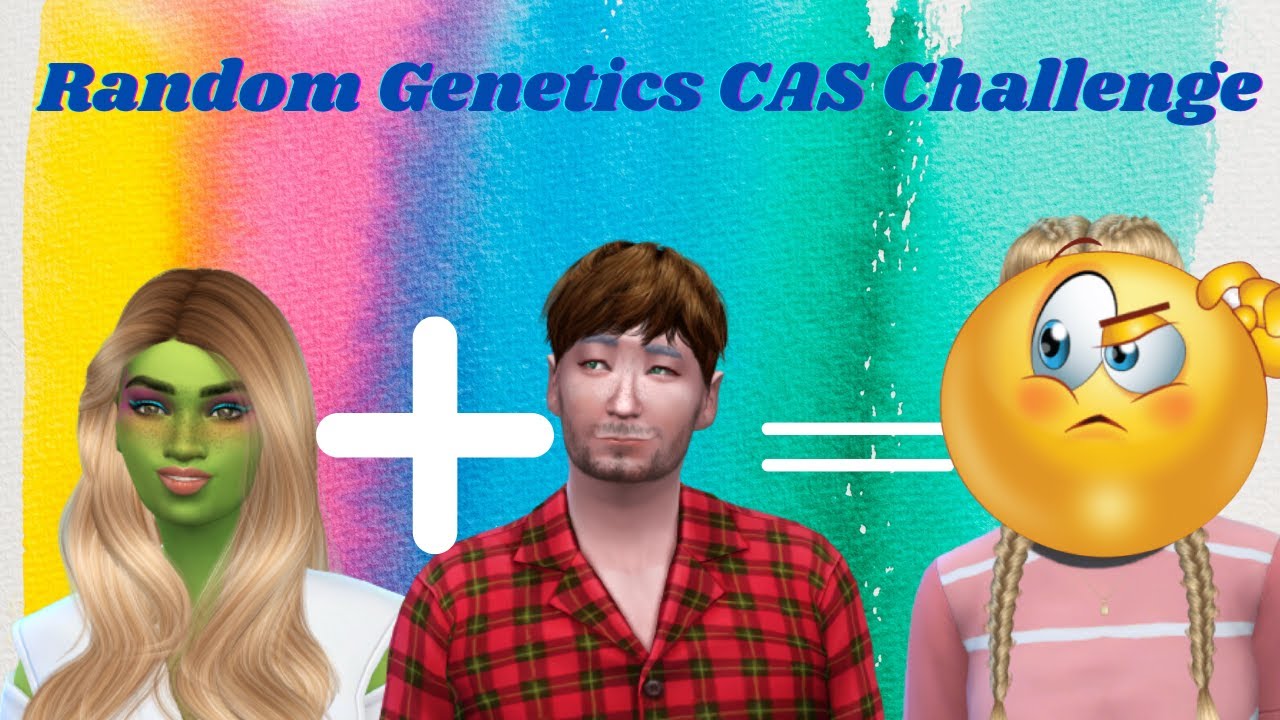 Sims 4 Random Genetic CAS Challenge: Green Skin??? - YouTube