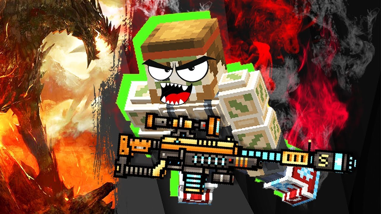 Pixel Gun 3D - Big Guy Destroyer in the City ~Battle Royale (9 kills of ...