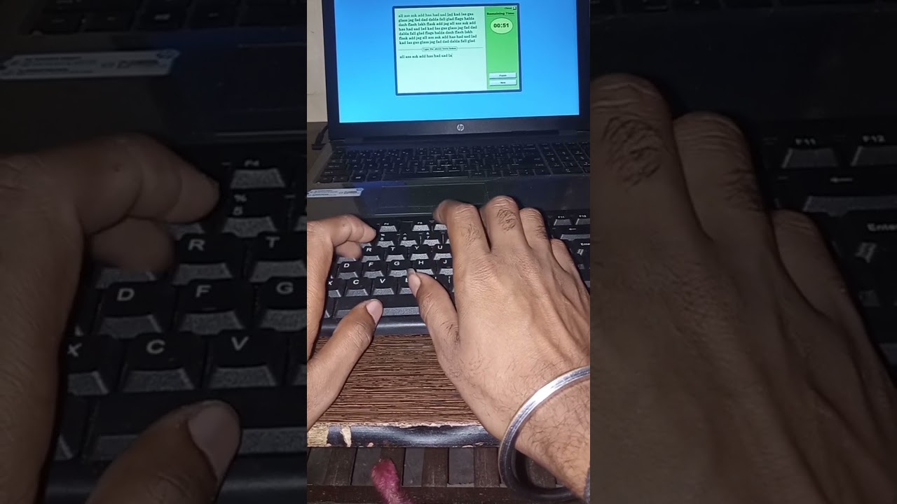 Delhi police Typing test pratice After 15 day 👍 #cisf # ...