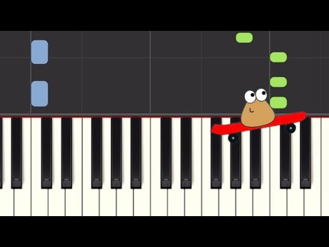 Pou piano cliff Jump Facil - YouTube