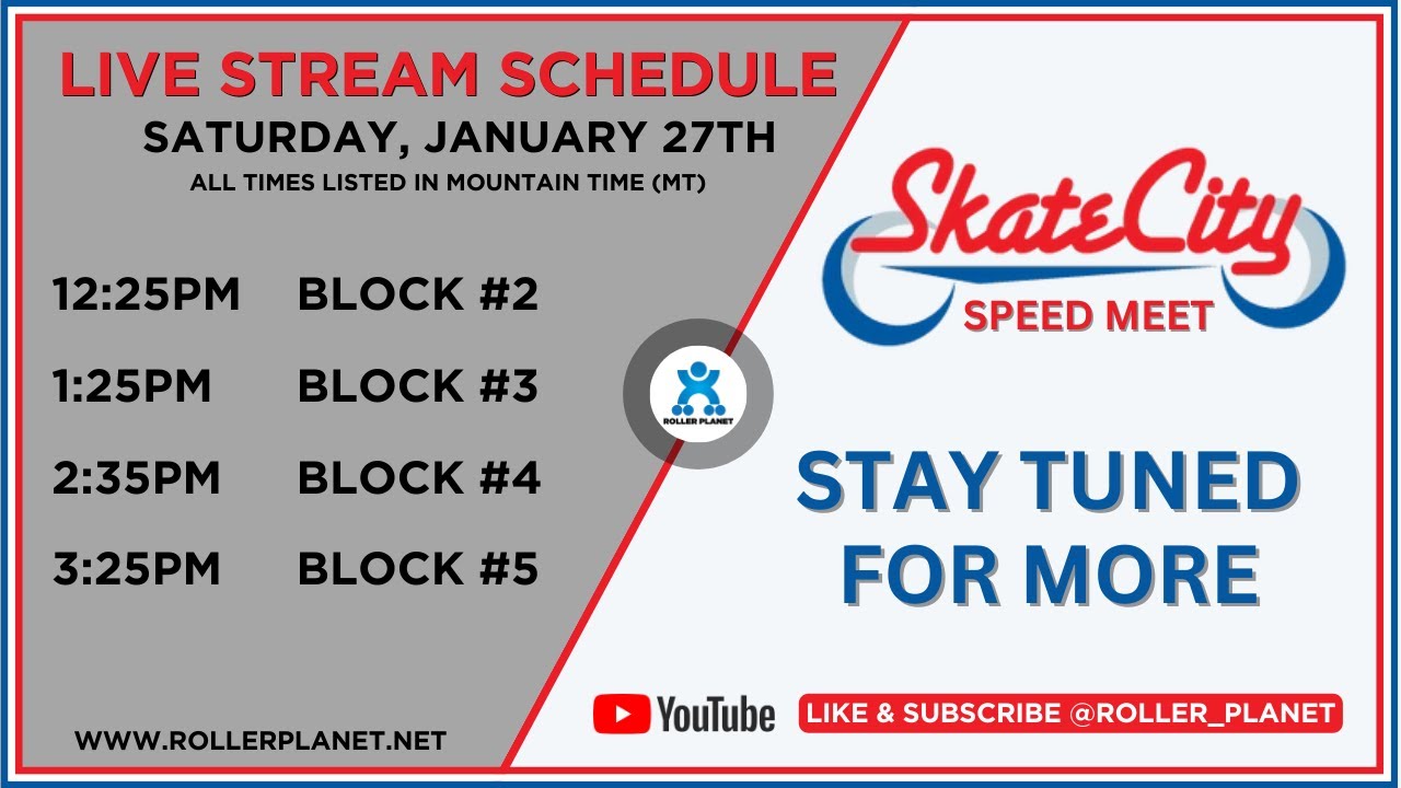 Skate City Club Speed Meet January 27, 2024 - YouTube
