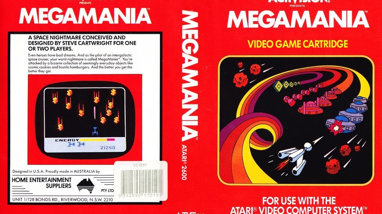 MegaMania - (Atari 2600) - 1982 - Game Play - YouTube
