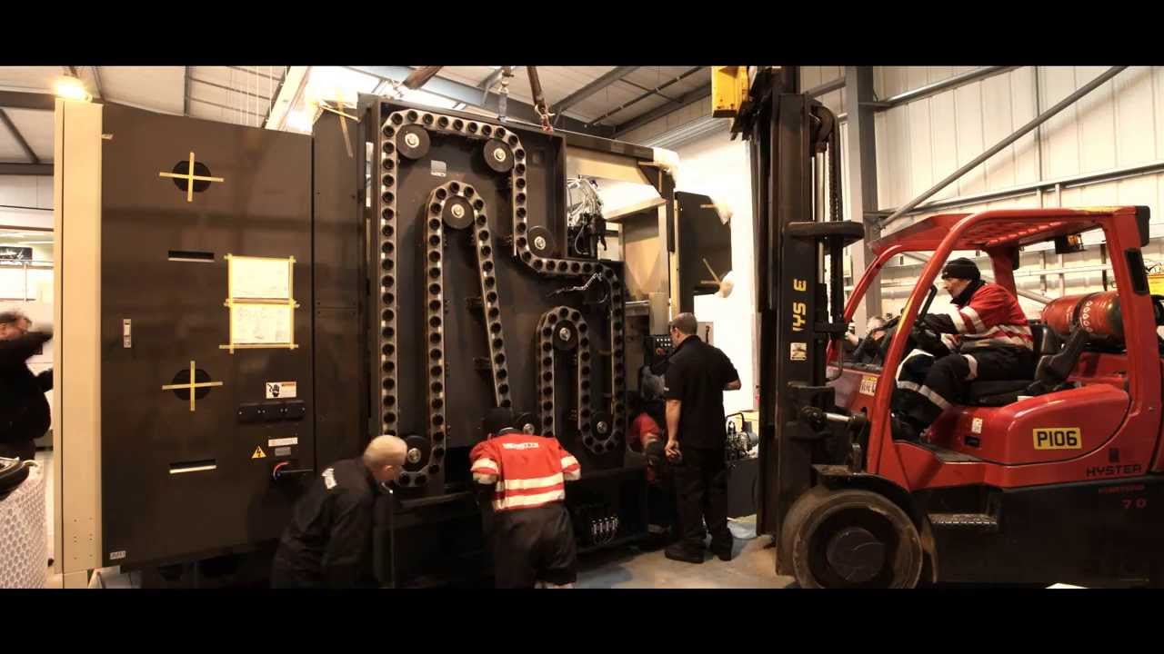 New Machine Tool Transportation & Installation - YouTube