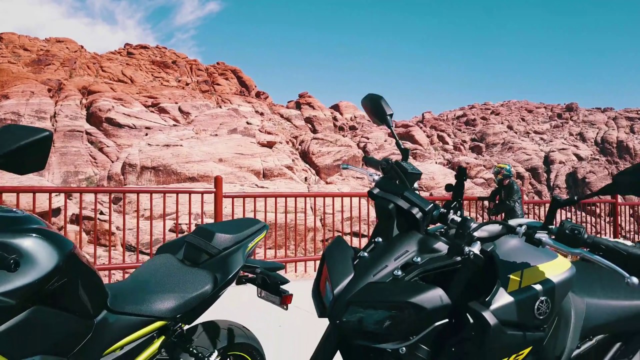 Motorcycle Ride at Red Rock Canyon National Park, Nevada - YouTube