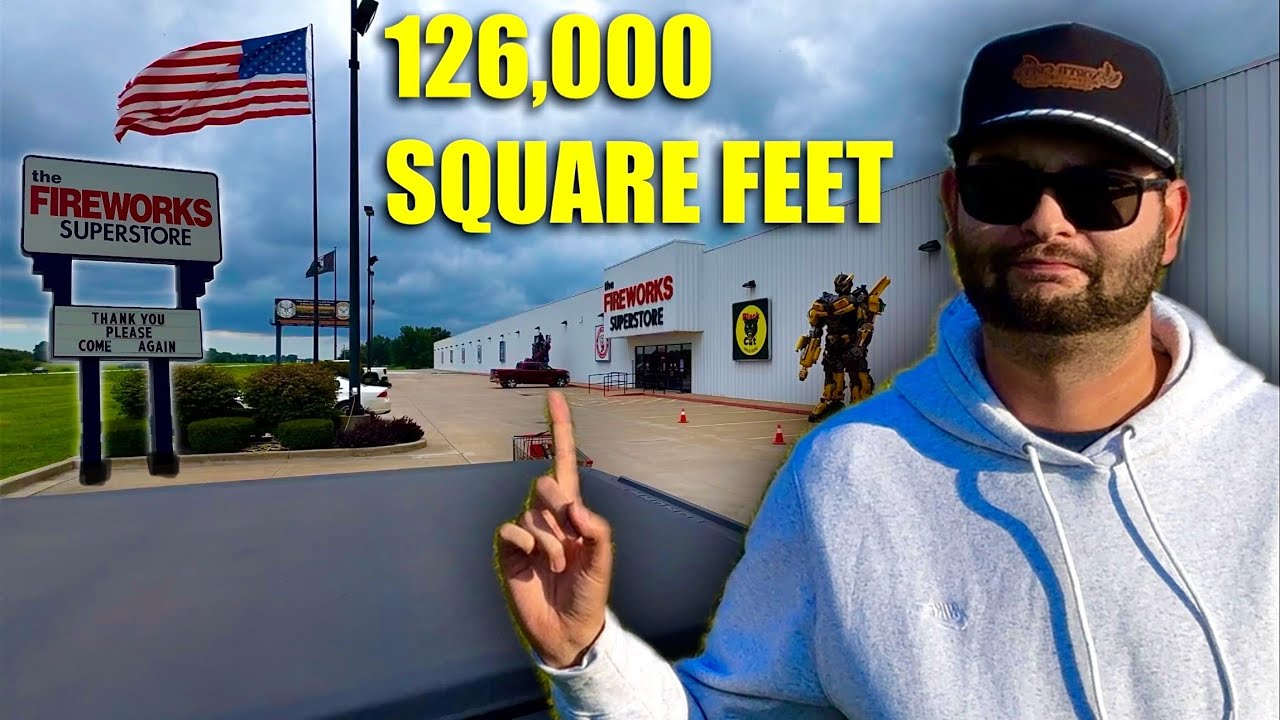 THE WORLDS LARGEST FIREWORK STORE (3 ACRE WAREHOUSE) - YouTube