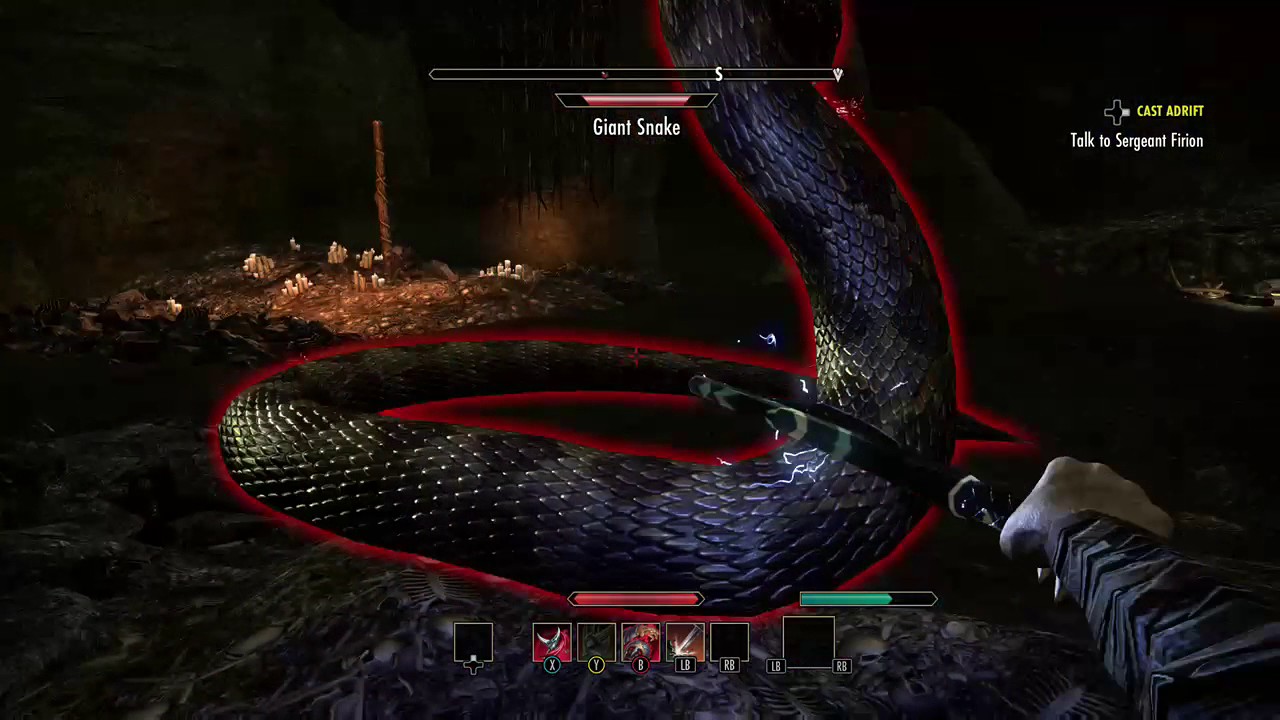The Elder Scrolls Online: Tamriel Unlimited, SNAKE ATTACK! - YouTube
