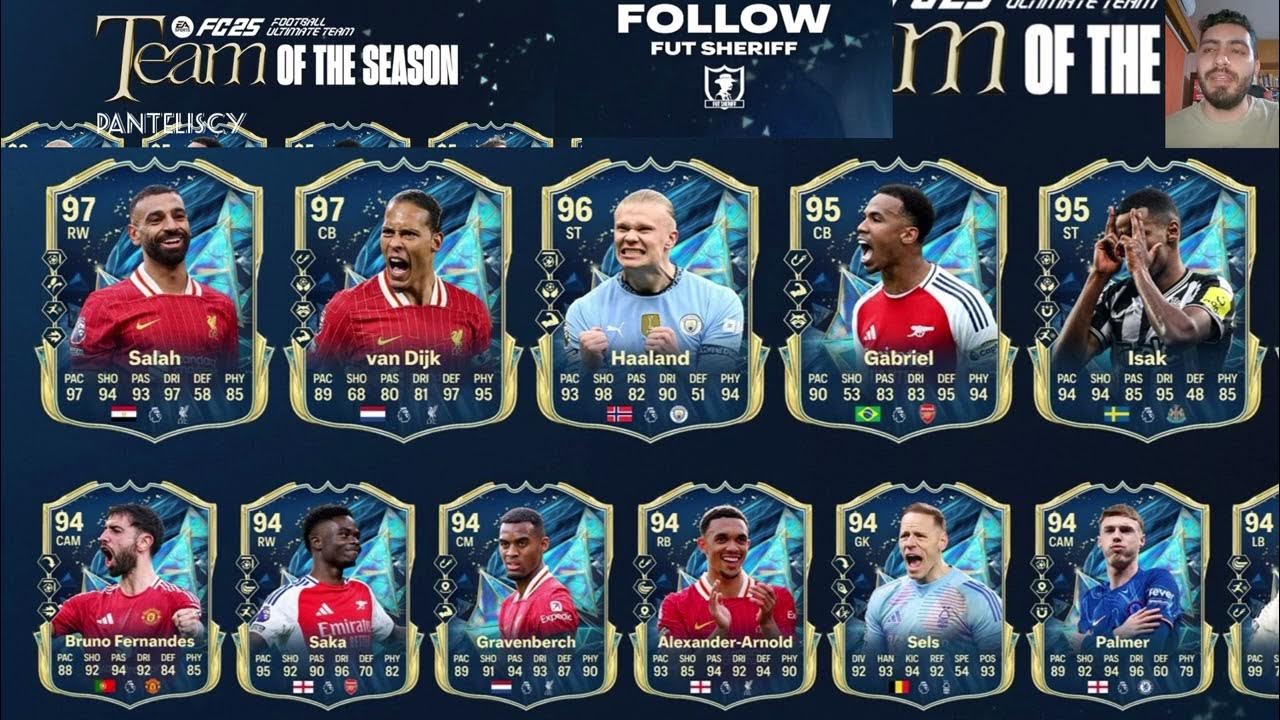 🚨PREMIER LEAGUE TEAM OF THE SEASON COMING SOON!🔥 Ft Salah, Van Dijk, Haaland etc #FC25 #TOTS ...