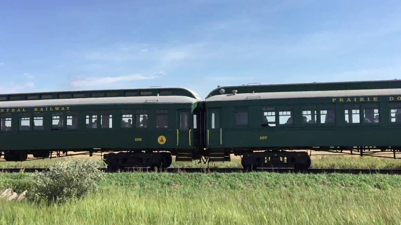 The Prairie Dog Central Steam Train - YouTube