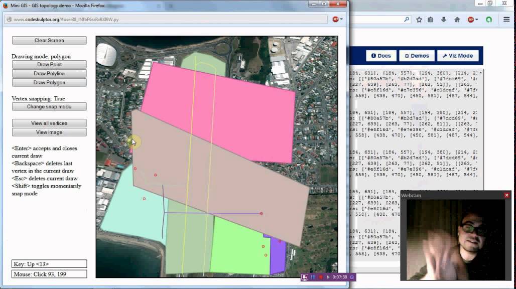 Mini GIS GUI demo - YouTube