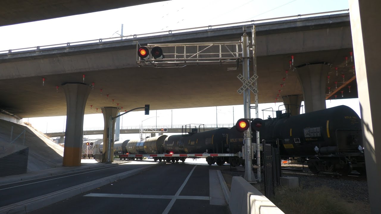 UP 9904 Rocklin Rocket Local - Ramona Ave. Railroad Crossing ...