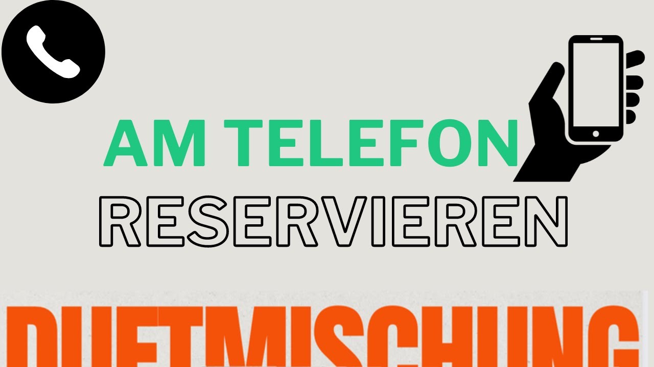 Am Telefon reservieren (im Restaurant/ Hotel) - YouTube