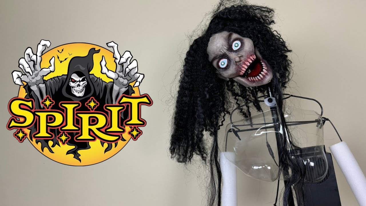 Twitching Banshee Animatronic Mechanism - YouTube