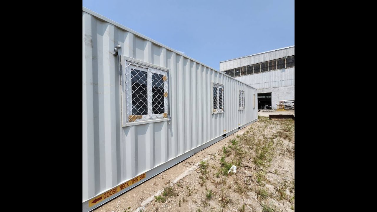 NEW 40FT Storage Container Home 🏡 - YouTube