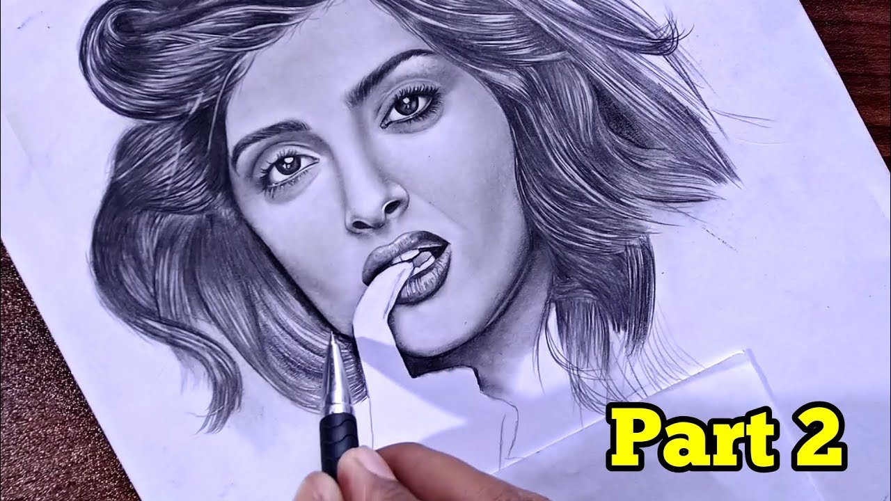 Sonam Kapoor Drawing | pencil sketch | portrait full video | #sidarts ...