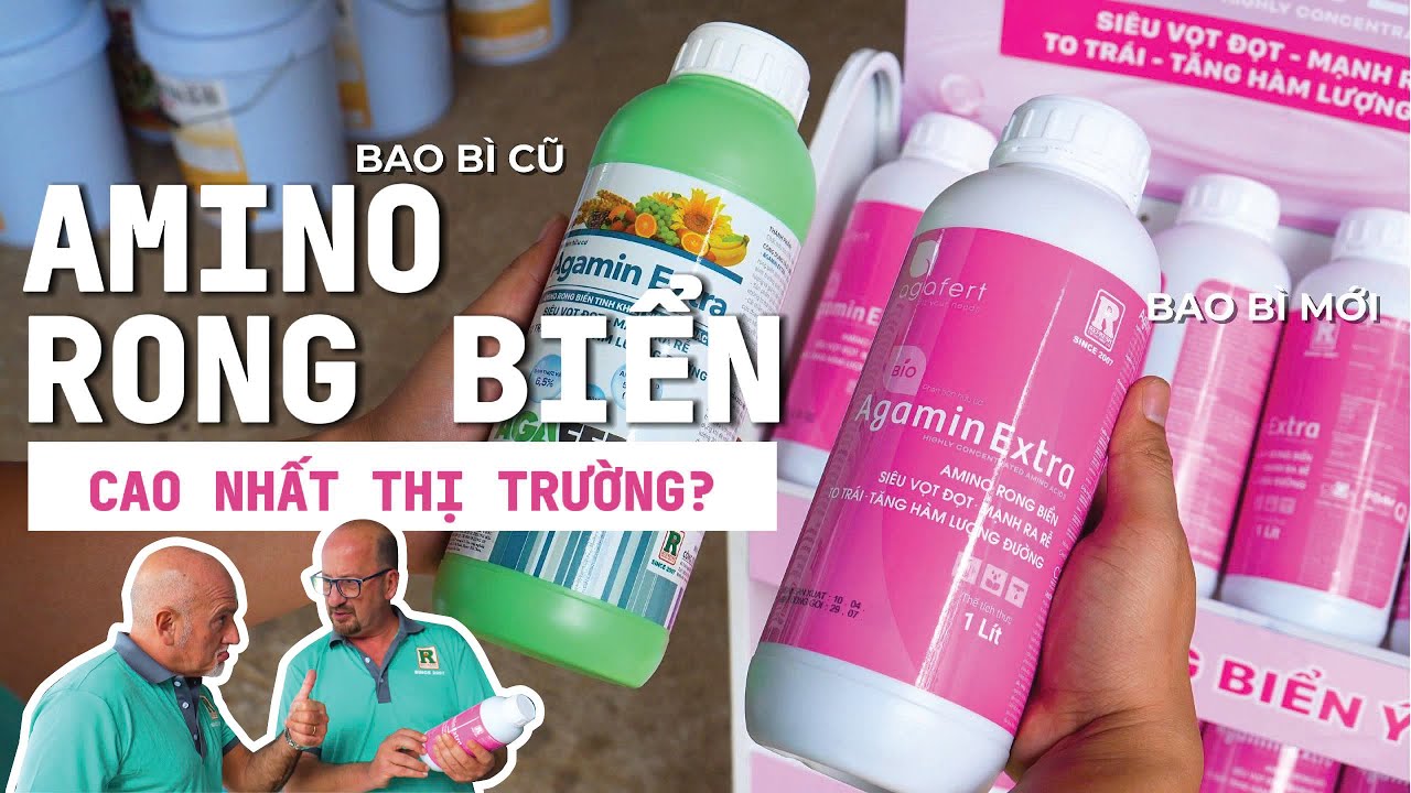 AGAMIN EXTRA - Hữu cơ rong biển Ý, bà con xài ưng ý! - YouTube