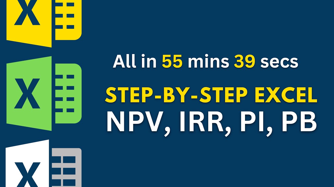 Master Capital Budgeting with Excel Now : A Step-by-Step Walkthrough ...
