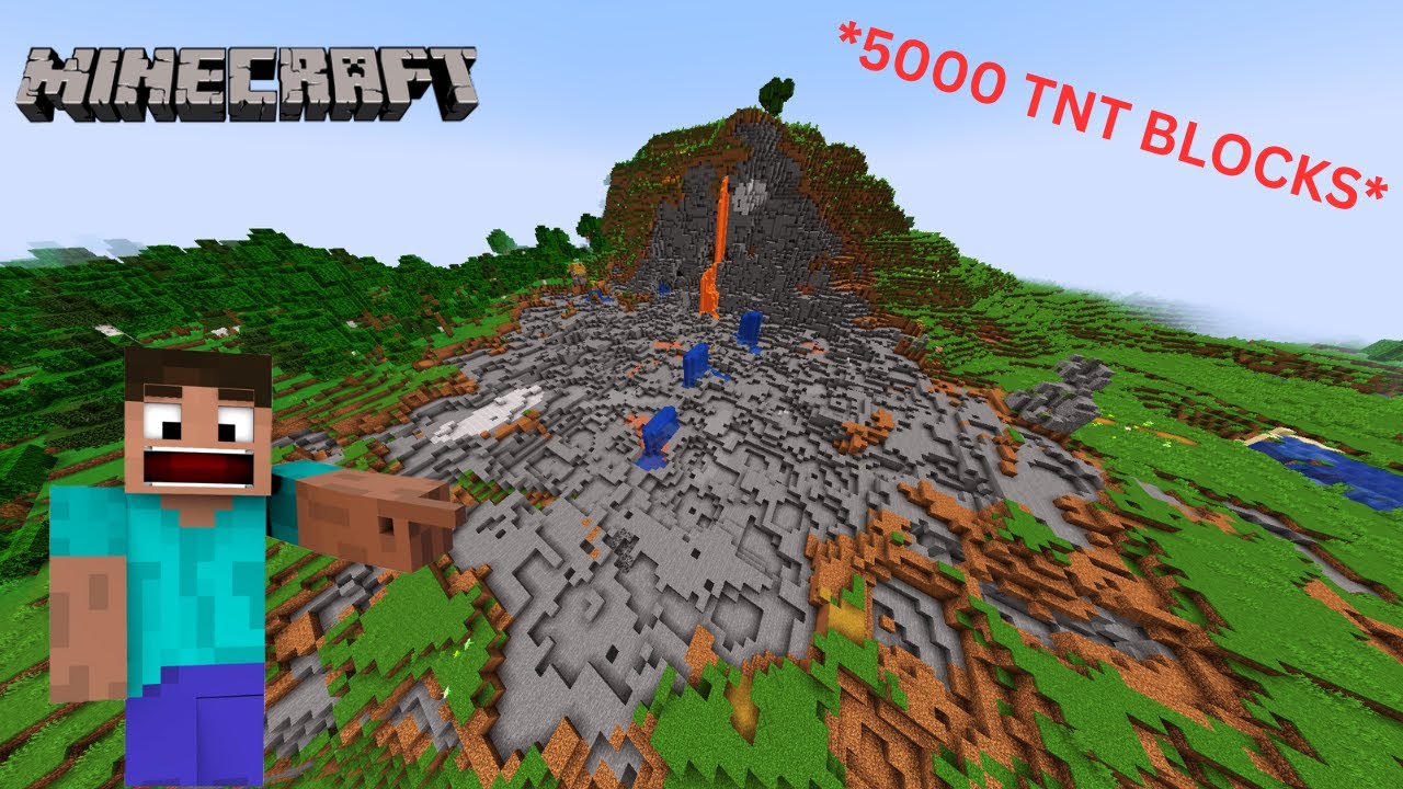 THIS IS WHAT EXPLODING 5000 TNT BLOCKS LOOKS LIKE (MY PC ALMOST CRASHED) - YouTube
