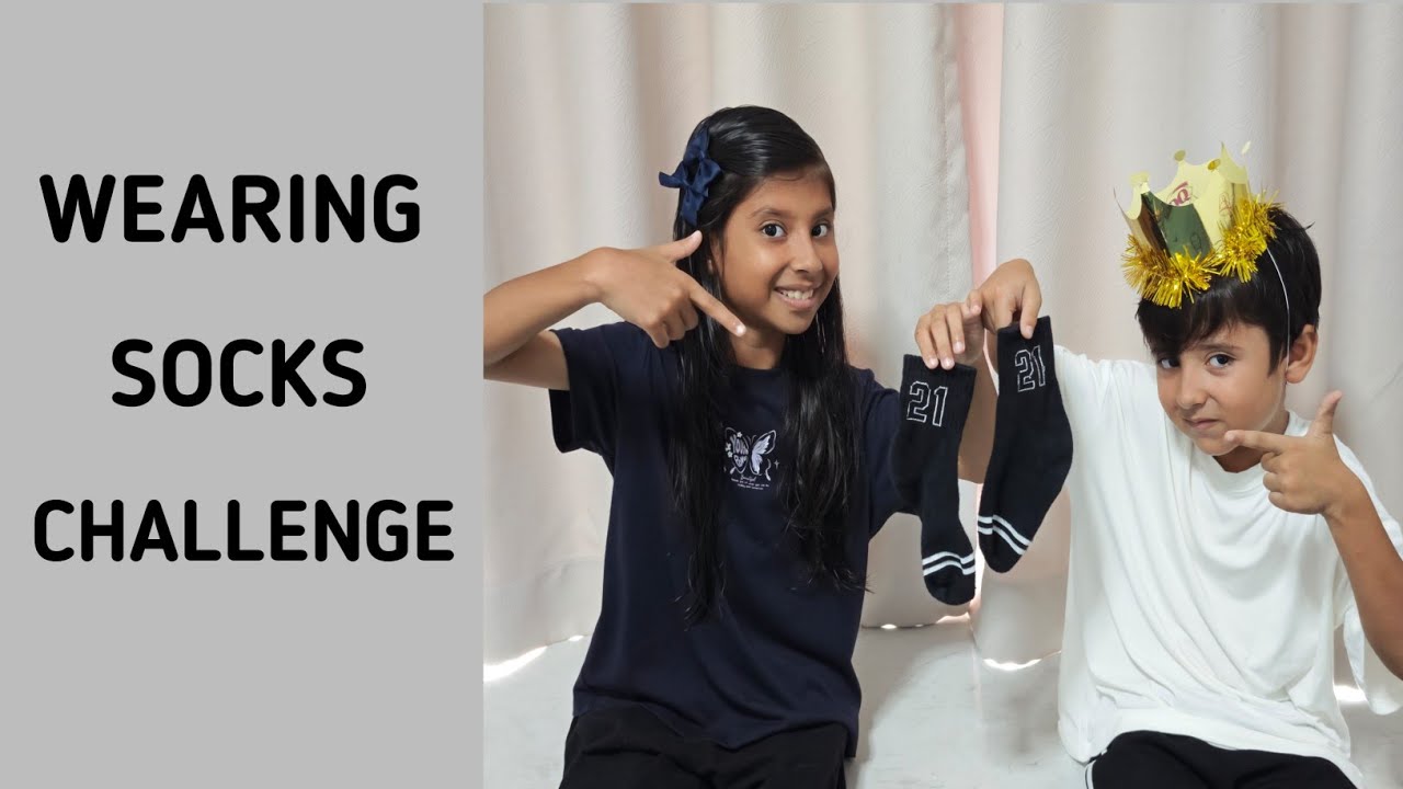 SOCKS WEARING CHALLENGE #shortsfeed #shortvideo - YouTube